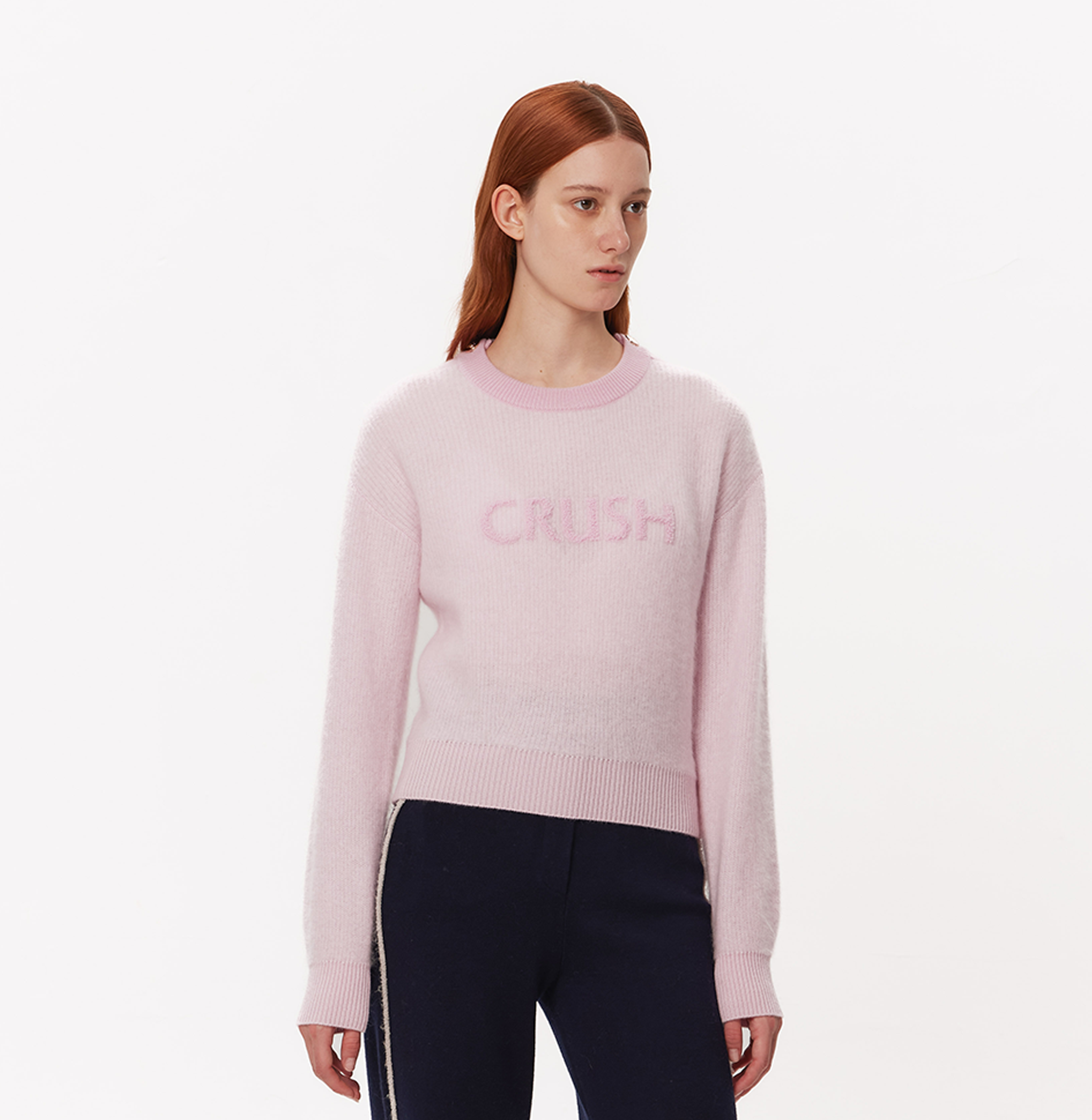 LOGO EMBROIDERY SWEATER – CRUSH Collection