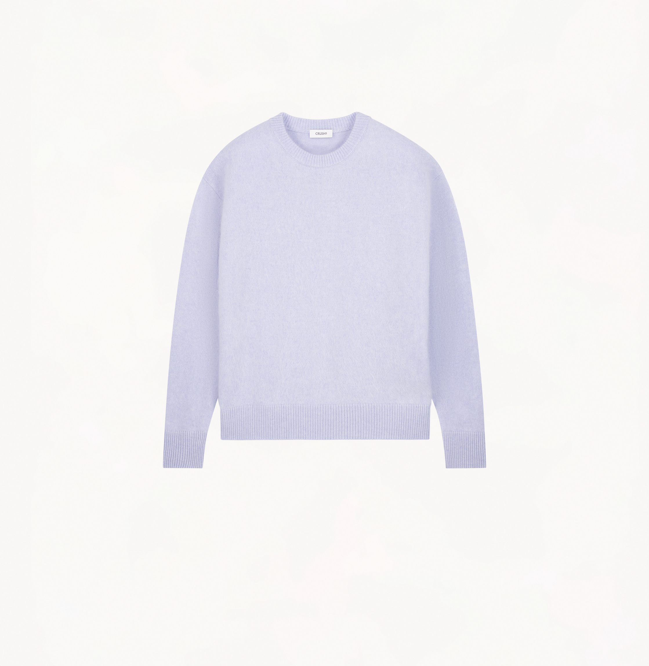 FLUFFY CREW-NECK CASHMERE WOOL BLEND TOP-MEN – CRUSH Collection