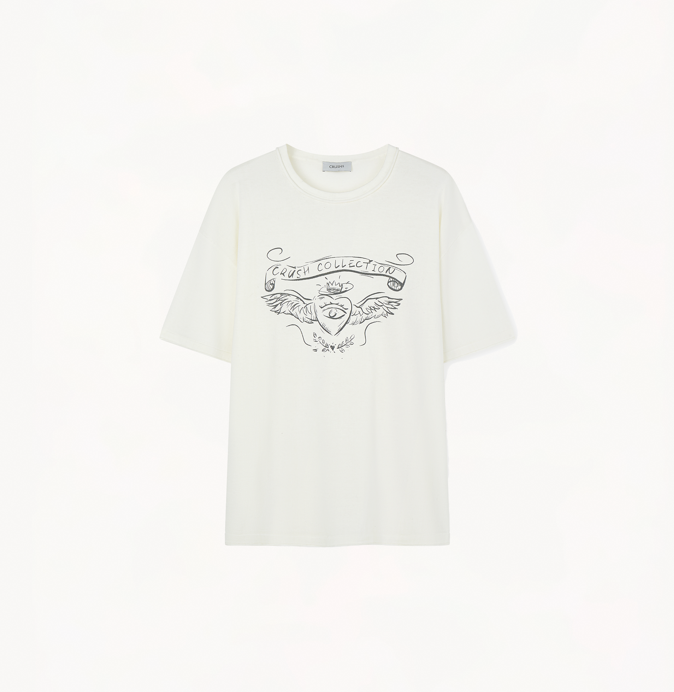 HEART LOGO PRINTED T-SHIRT – CRUSH Collection